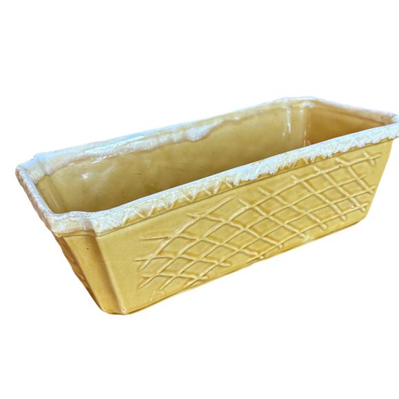 Cookson | Accents | Vintage Cookson Art Pottery Planter Yellow White ...